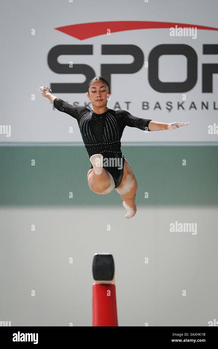 ANTALYA, TURKIYE - MARCH 23, 2025: Michelle PINEDA performing on the ...