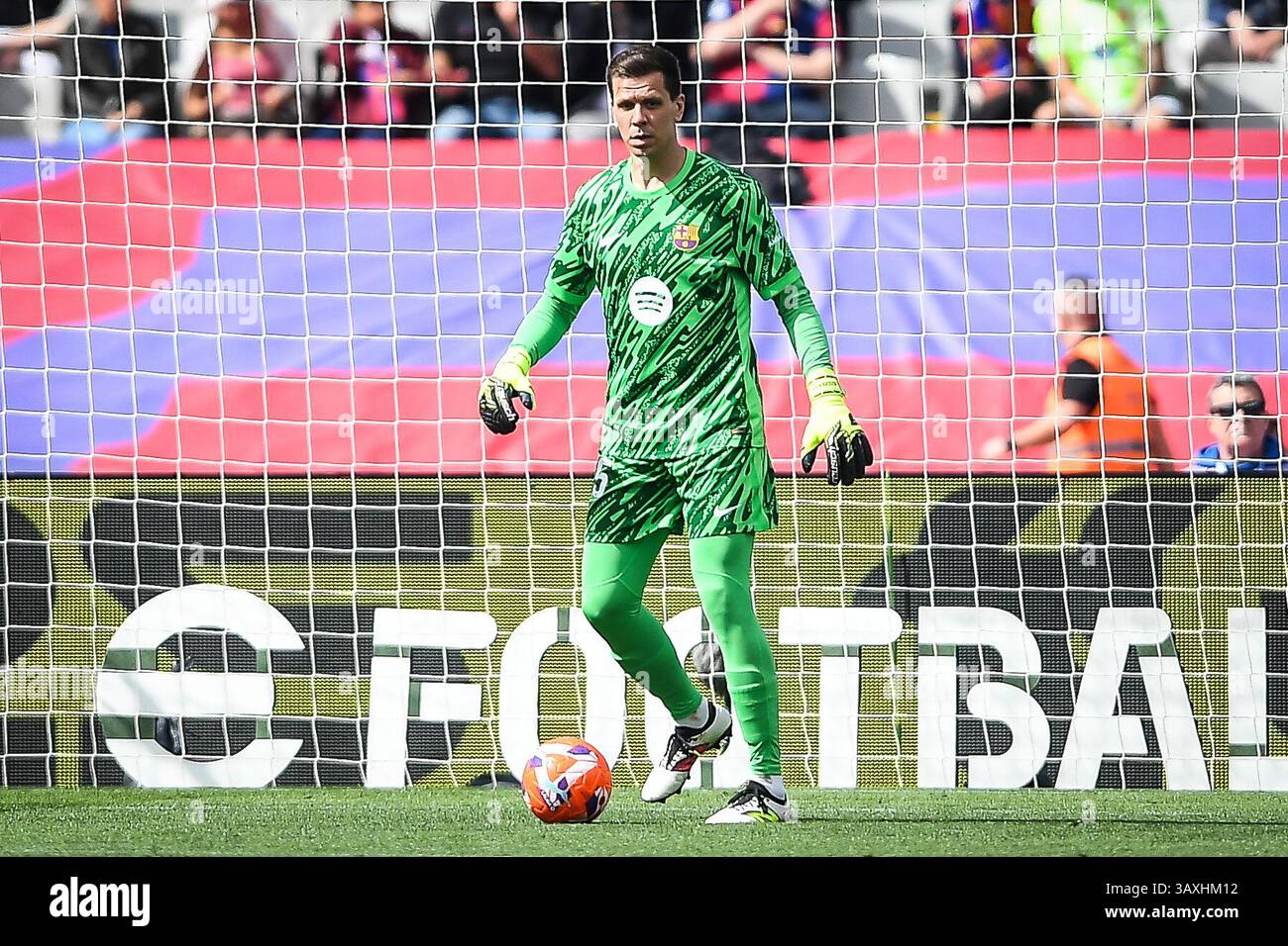 Wojciech SZCZESNY of Barcelona during the Spanish championship La Liga ...