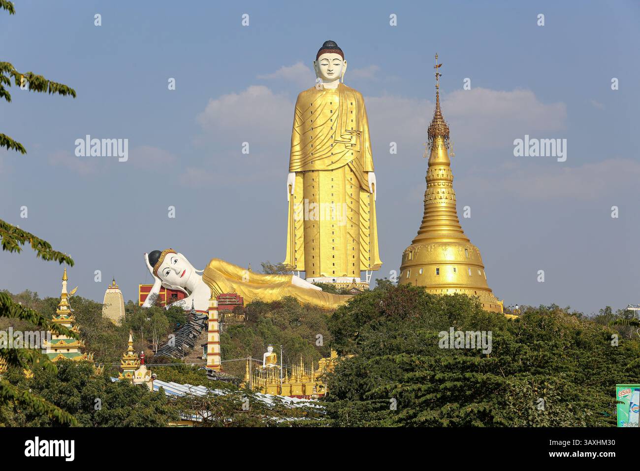 Myanmar: The Laykyun Sekkya Buddha, one of tallest statue in the world ...