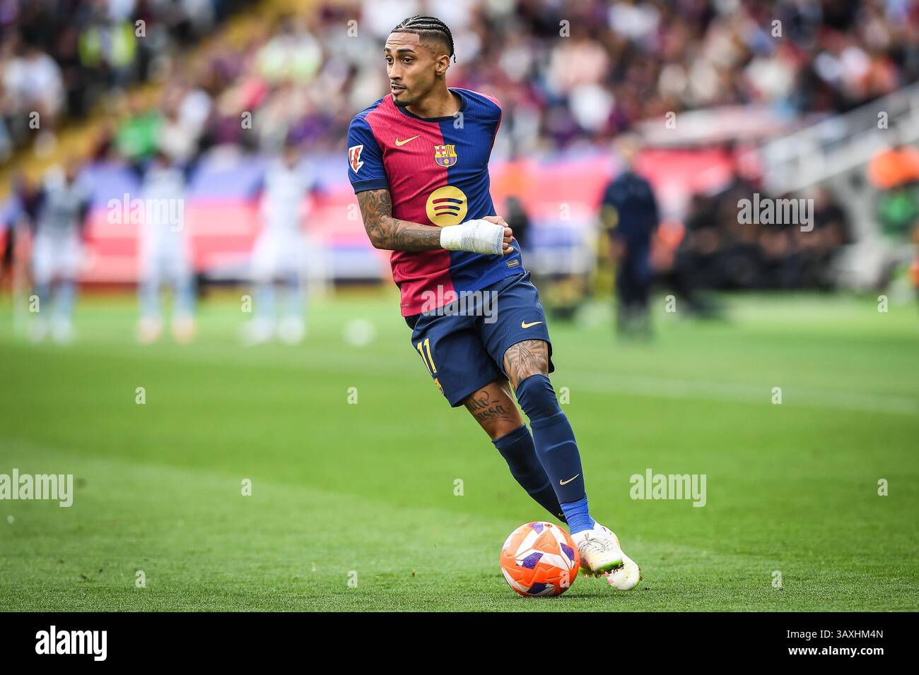 Raphael DIAS BELLOLI (Raphinha) of Barcelona during the Spanish ...