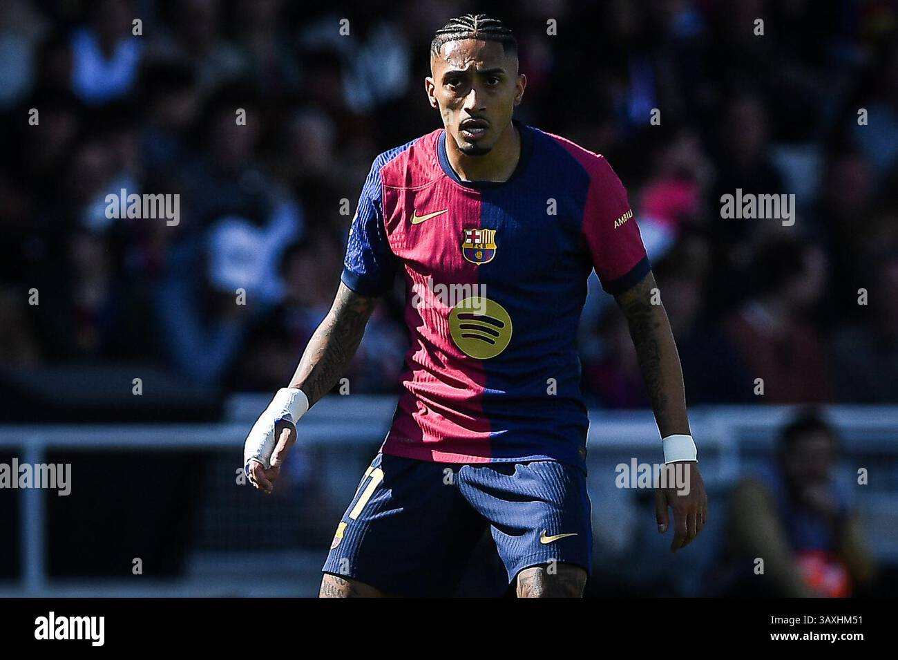 Raphael DIAS BELLOLI (Raphinha) of Barcelona during the Spanish ...