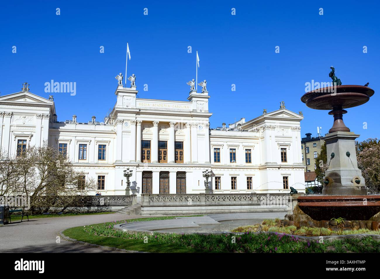 The main building of the Lund University, Skane Sweden, 2025 Stock ...