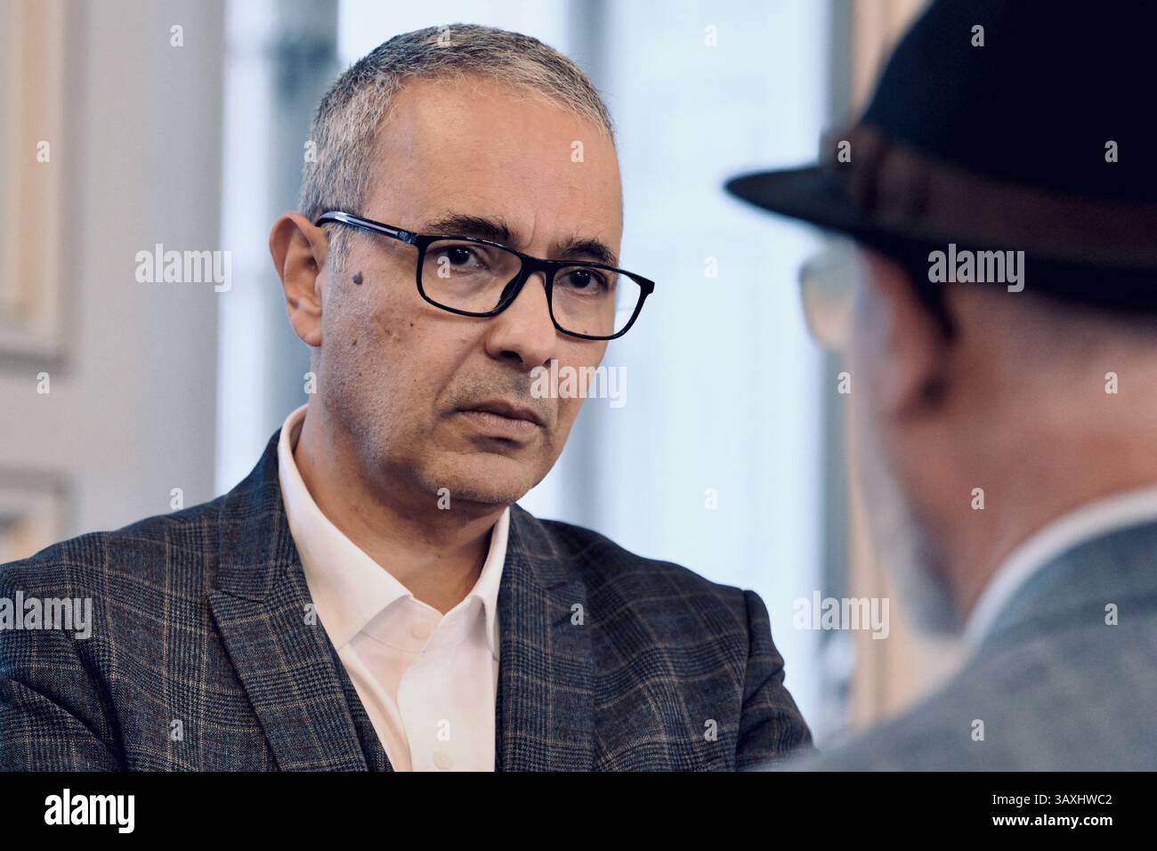 Kamel Daoud writer at the closing of Strasbourg World Book Capital 2024 ...