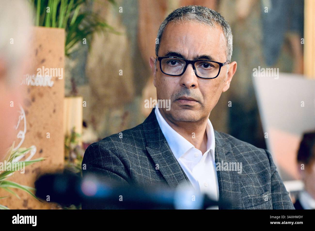 Kamel Daoud writer at the closing of Strasbourg World Book Capital 2024 ...