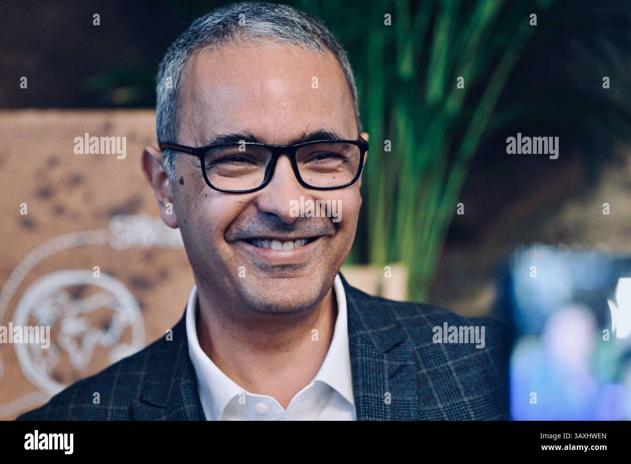 Strasbourg, France. 16th Apr, 2025. Kamel Daoud writer at the closing ...