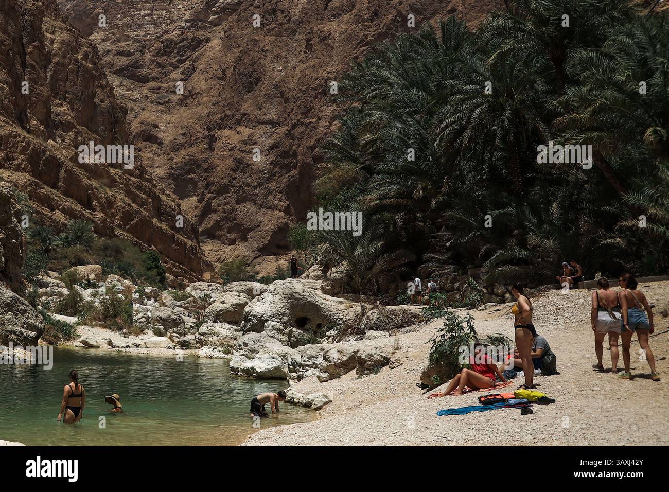 April 20, 2025, South Sharqiyah Governorate, Istanbul, Oman: Tourists ...