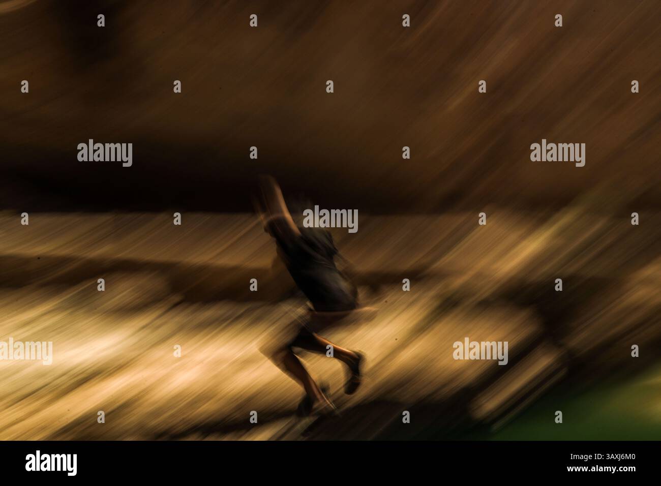 April 20, 2025, South Sharqiyah Governorate, Istanbul, Oman: boys leap ...