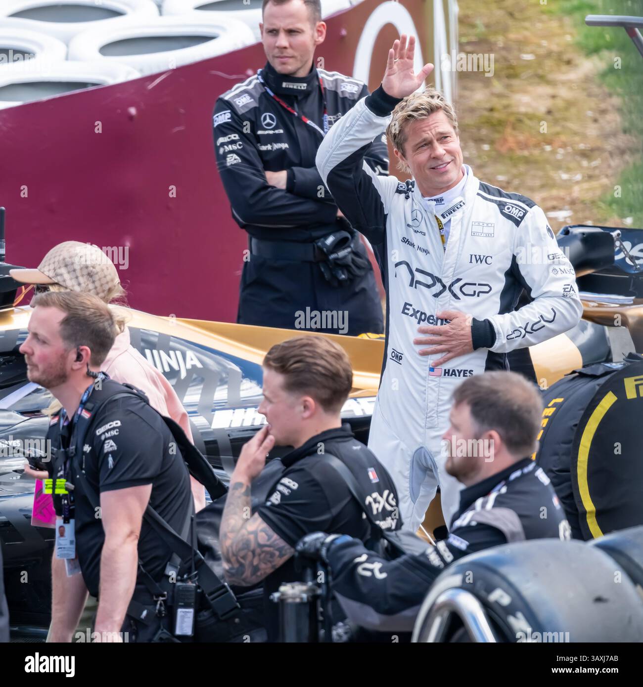APXGP Filming with Brad Pitt at the British Grand Prix - Silverstone ...