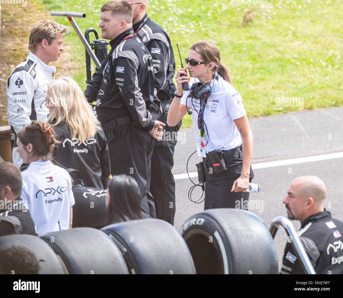 APXGP Filming with Brad Pitt at the British Grand Prix - Silverstone ...