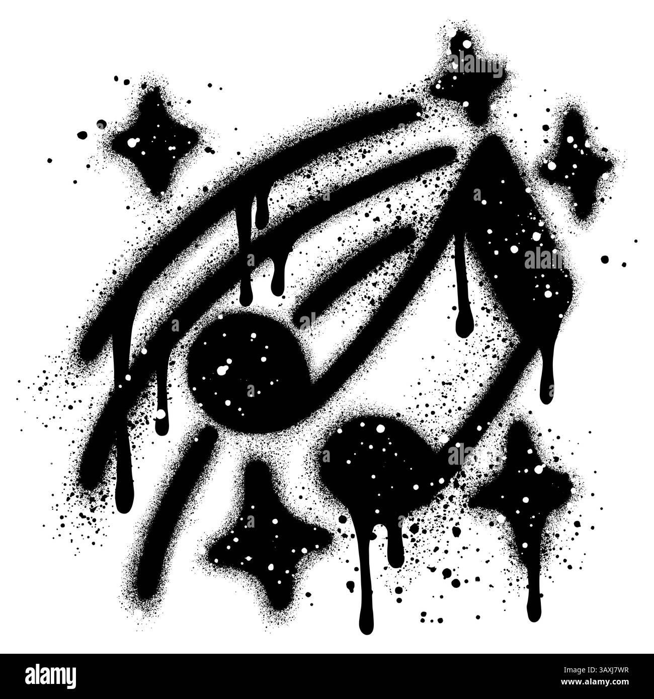 Spray Painted Graffiti Tone icon Word Sprayed isolated with a white ...