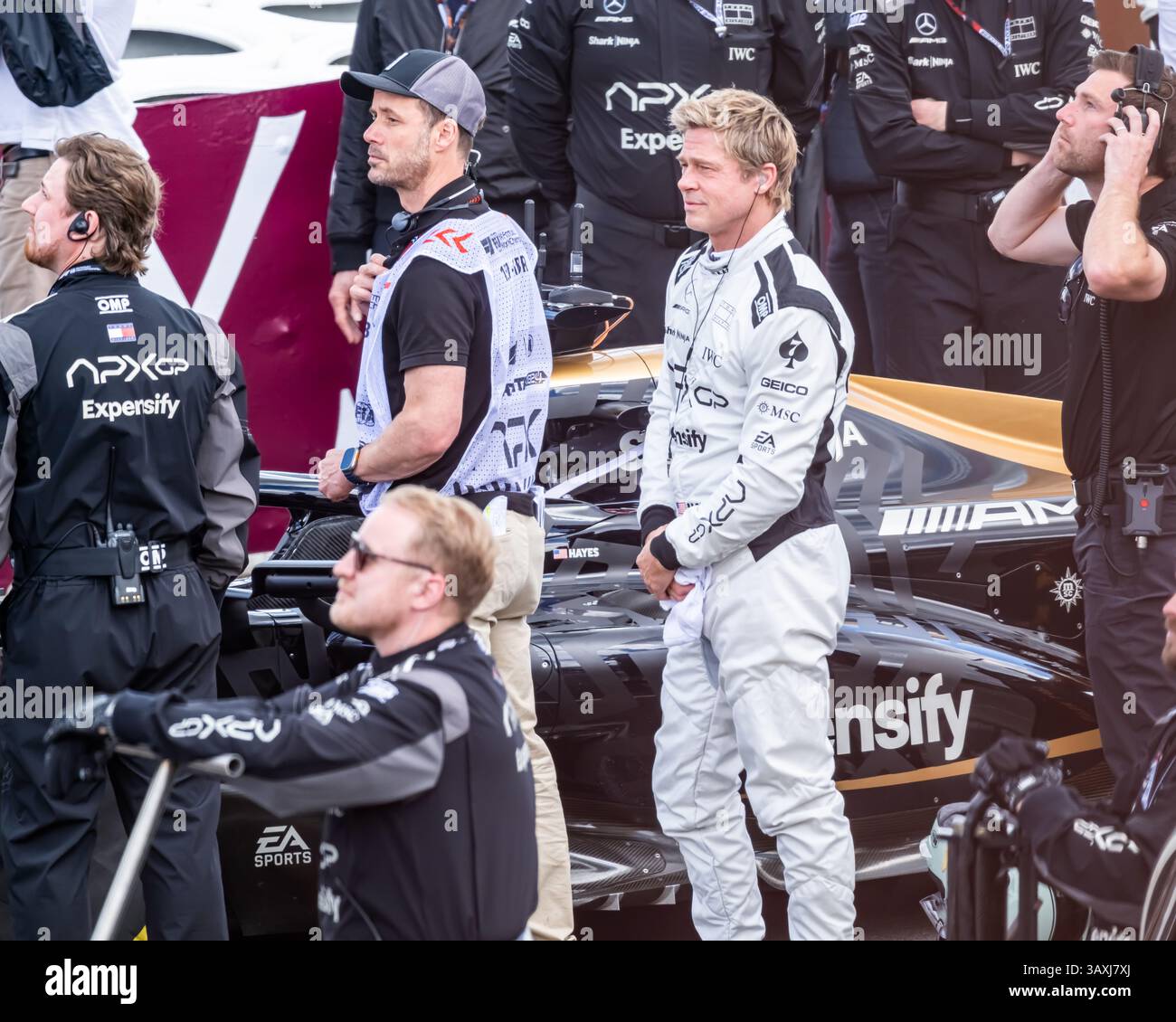 APXGP Filming with Brad Pitt at the British Grand Prix - Silverstone ...