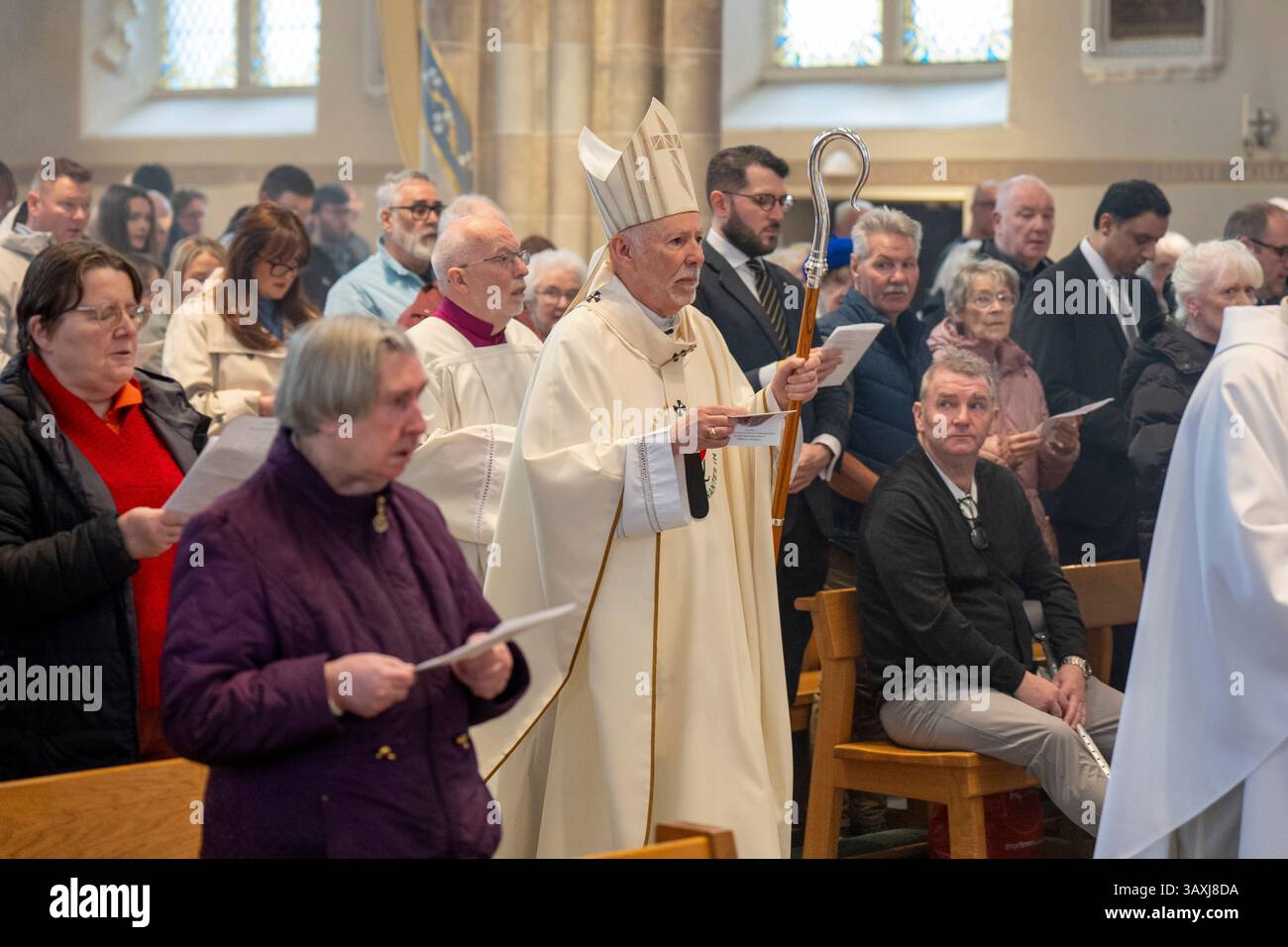 Archbishop of Glasgow William Nolan during a special Easter Monday Mass ...