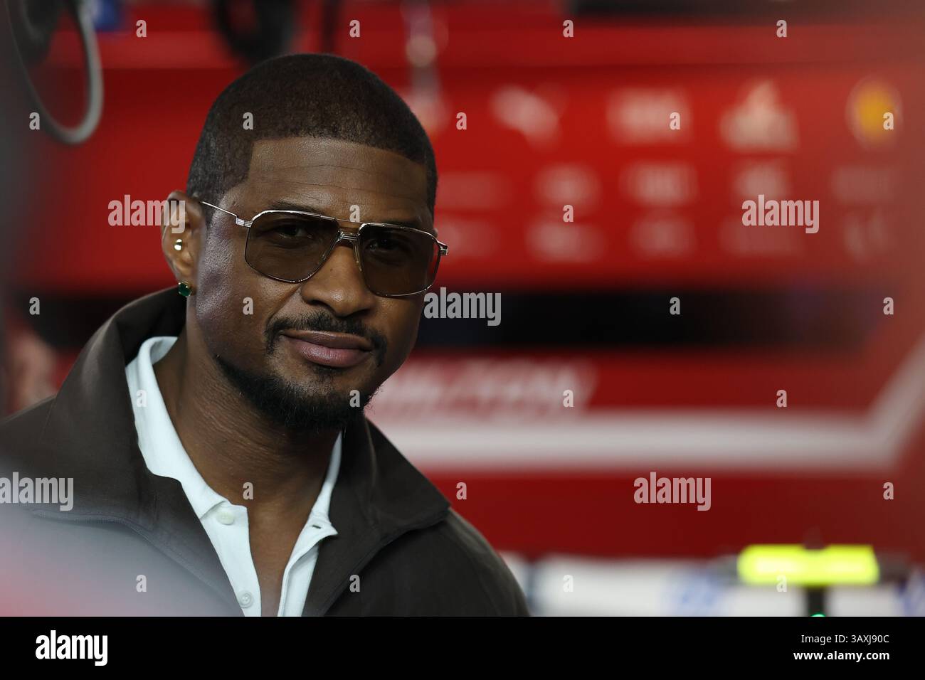 Usher (USA) singer during the 2025 Formula One STC Saudi Arabian Grand ...