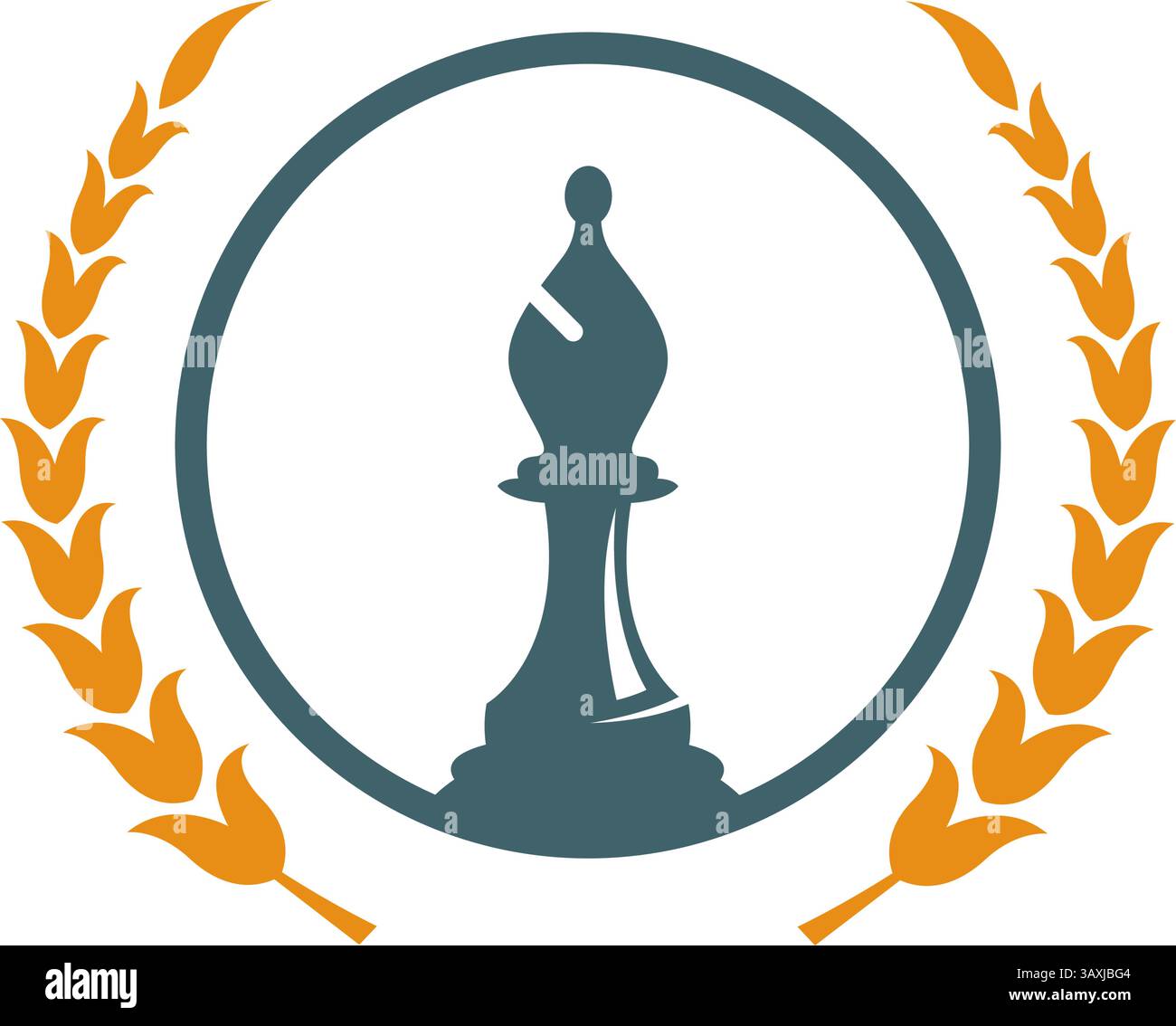 Chess piece logo hi-res stock photography and images - Alamy
