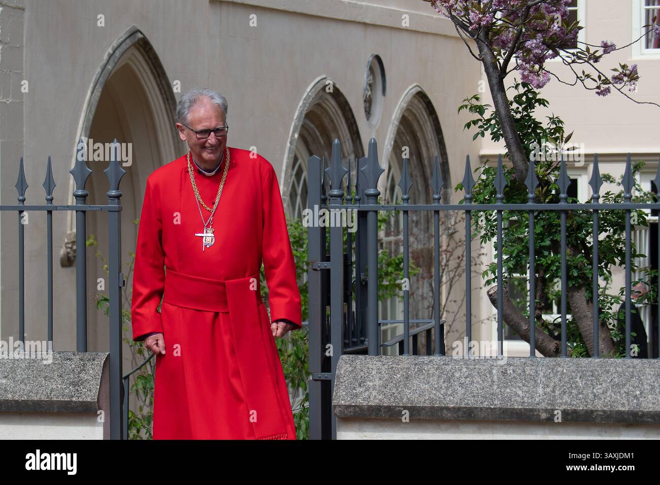 Windsor, UK. 21st April, 2025. The Dean of St George’s Chapel, The ...