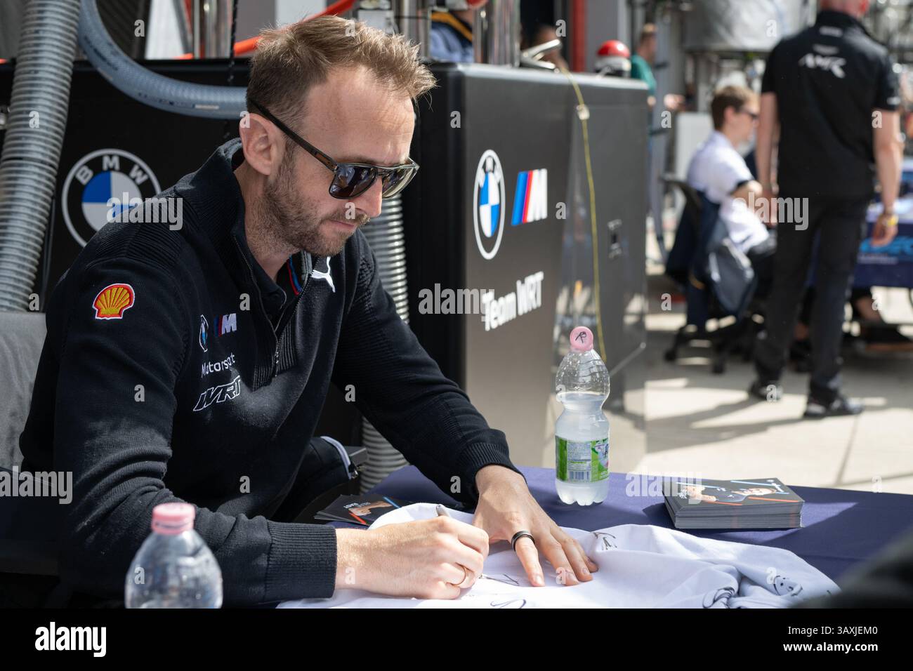 Imola, Italy. 20 April, 2025. Rene RAST (GER), driving for BMW M TEAM ...
