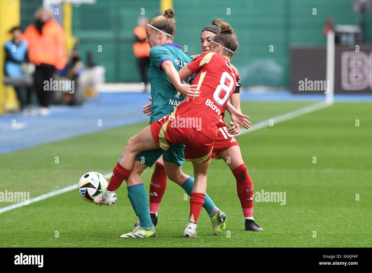 Heverlee, Belgium. 21st Apr, 2025. Standard Noemie Gelders, Anderlecht ...