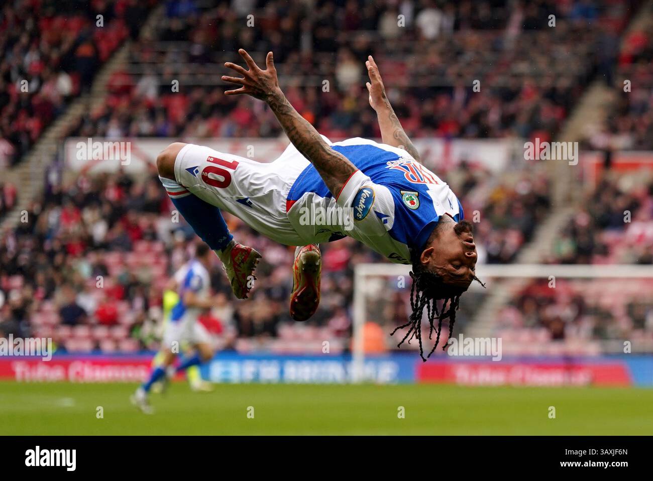 Blackburn Rovers' Tyrhys Dolan celebrates scoring their side's first ...