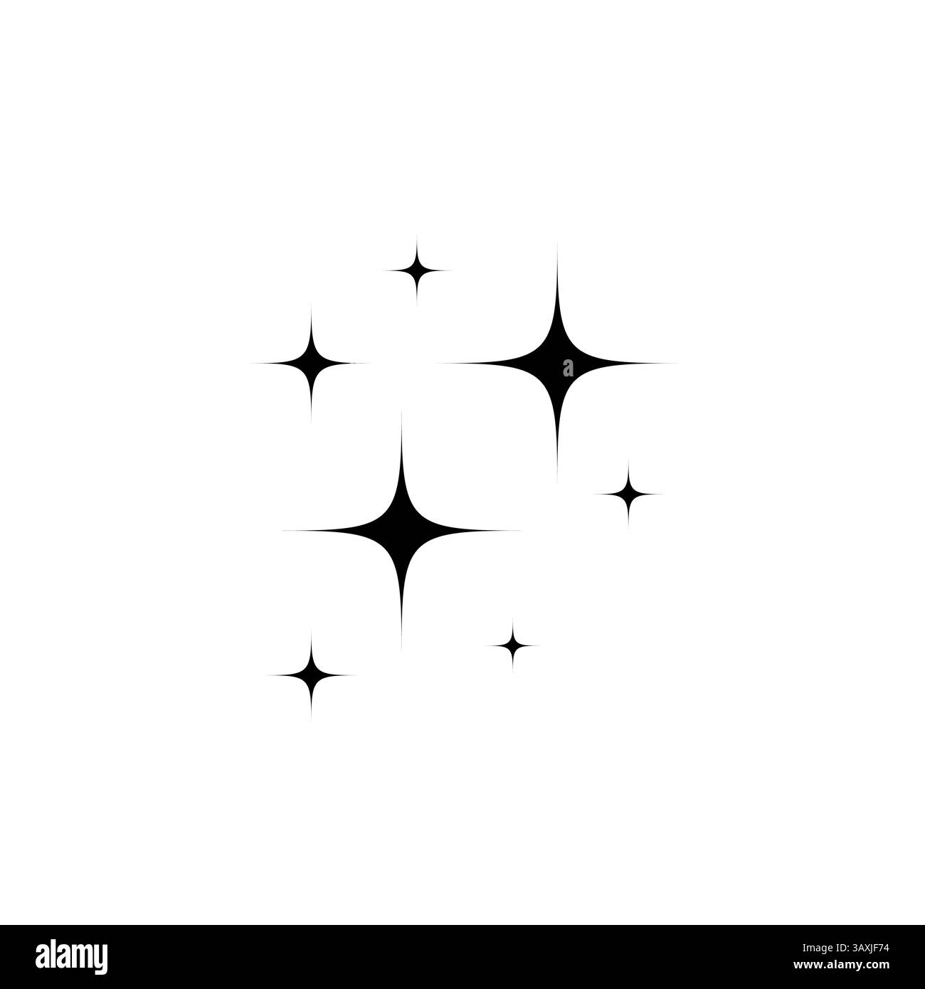 Sparkle star shine symbol blink hi-res stock photography and images - Alamy