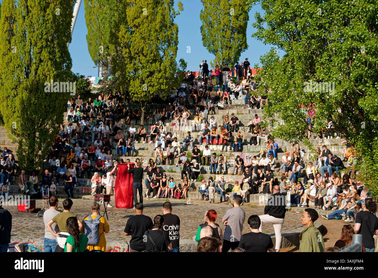 Mauerpark in Prenzlauer Berg, Frühling in Berlin, Berlin, Wetter ...