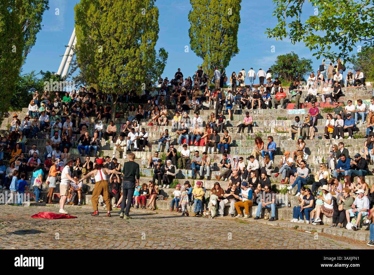 Mauerpark in Prenzlauer Berg, Frühling in Berlin, Berlin, Wetter ...