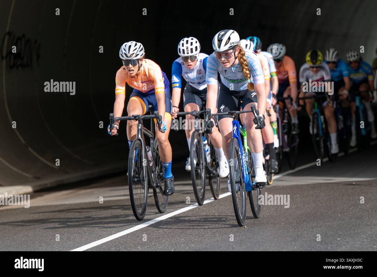 Chambery, France. 20th Apr, 2025. Line Burquier during the Grand Prix ...