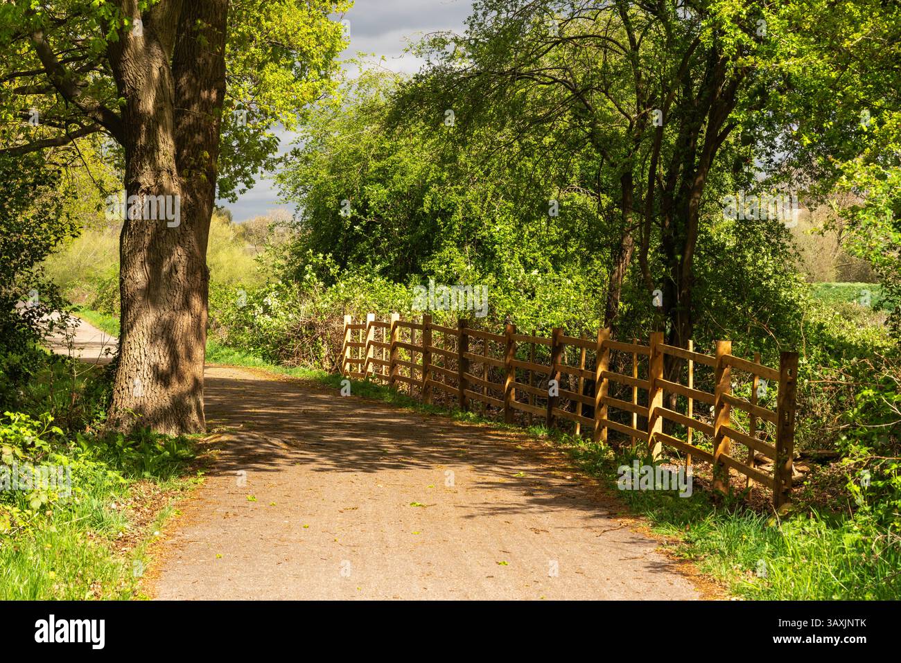 Bespoke estate fencing hi-res stock photography and images - Alamy