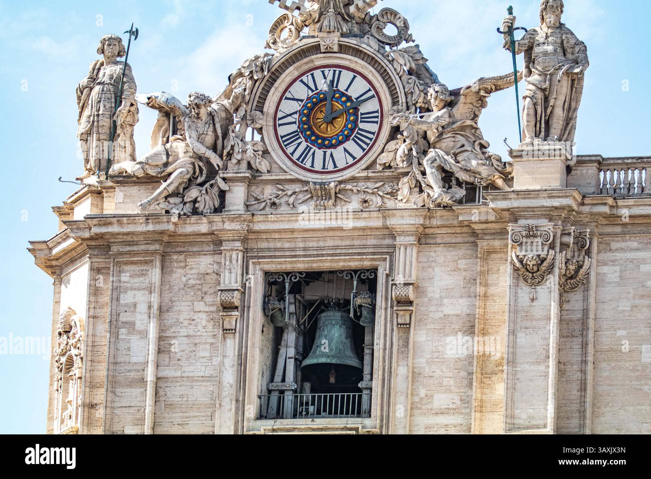 Besuch bei Papst Franziskus in Rom 2018 Die Glocken von Sankt Peter am ...
