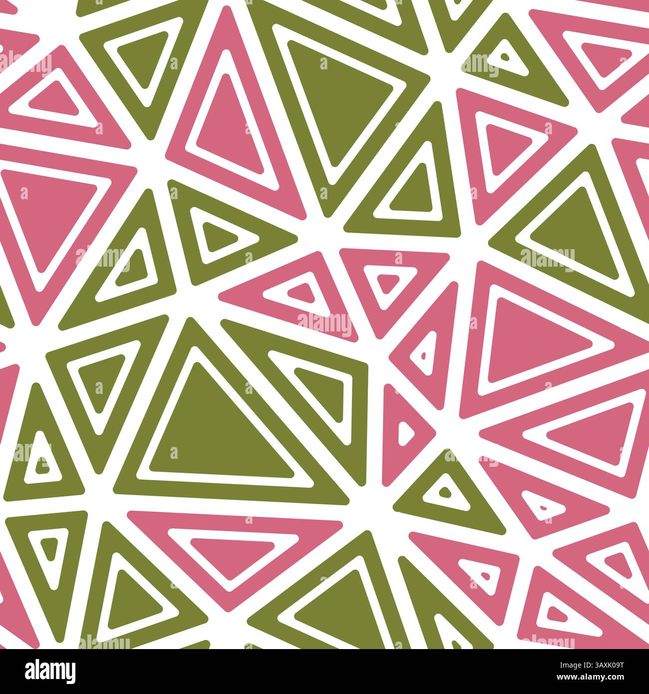 Triangle shapes background. Rounded solid shapes in frames. Big triangles size. Multiple colors ...