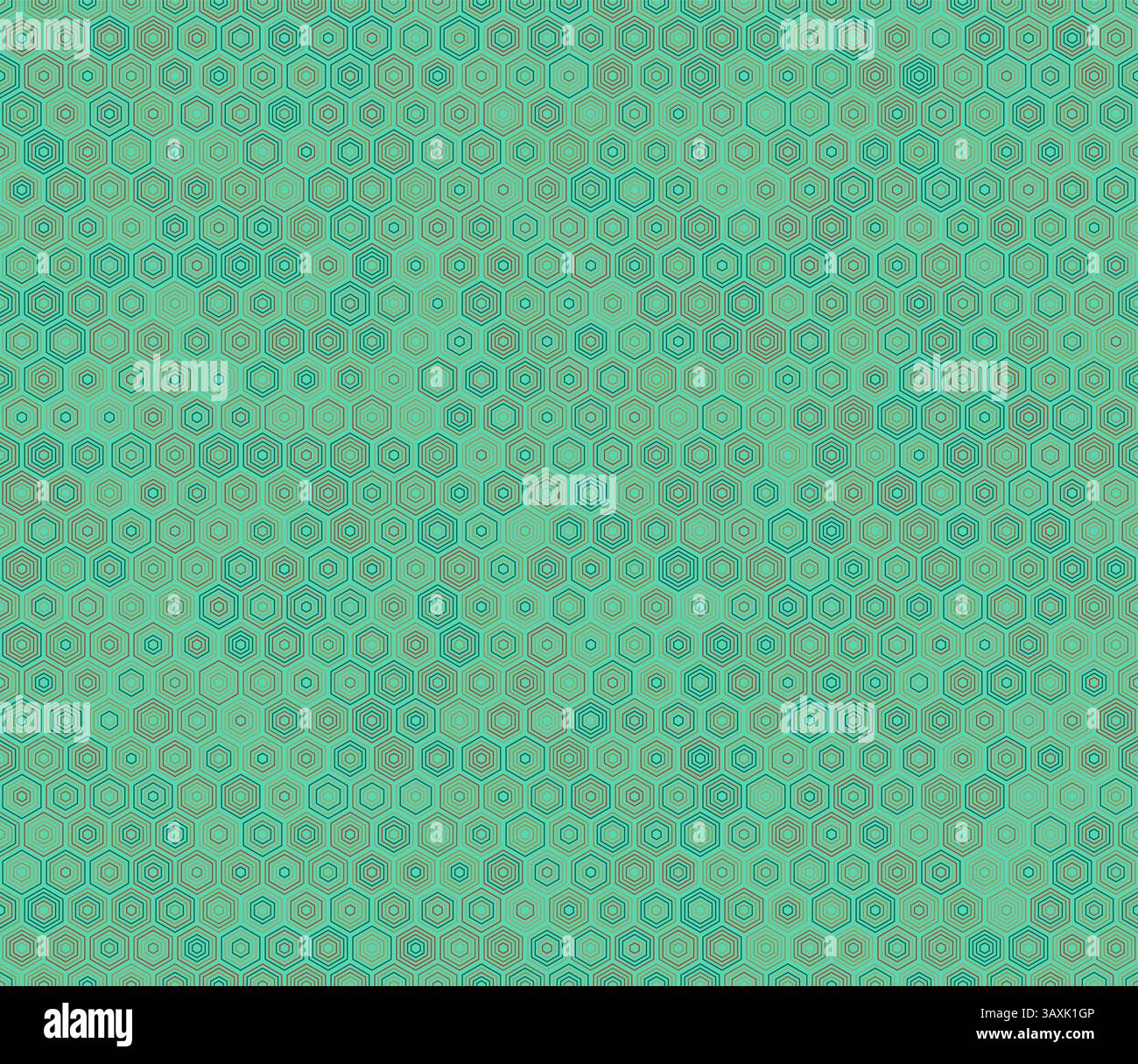 Seamless hexagon pattern. Hexagon stacked mosaic cells. Hexagon shapes. Multiple tones color ...