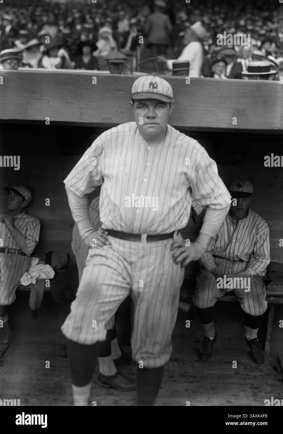 Babe ruth black and white portrait hi-res stock photography and images ...