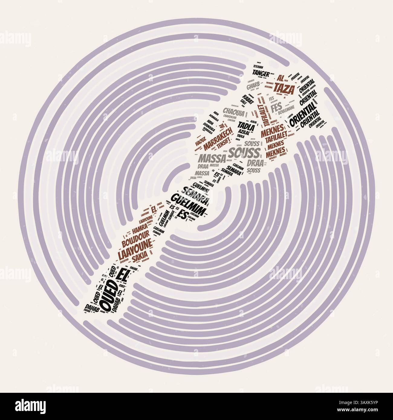 Fez map hi-res stock photography and images - Alamy