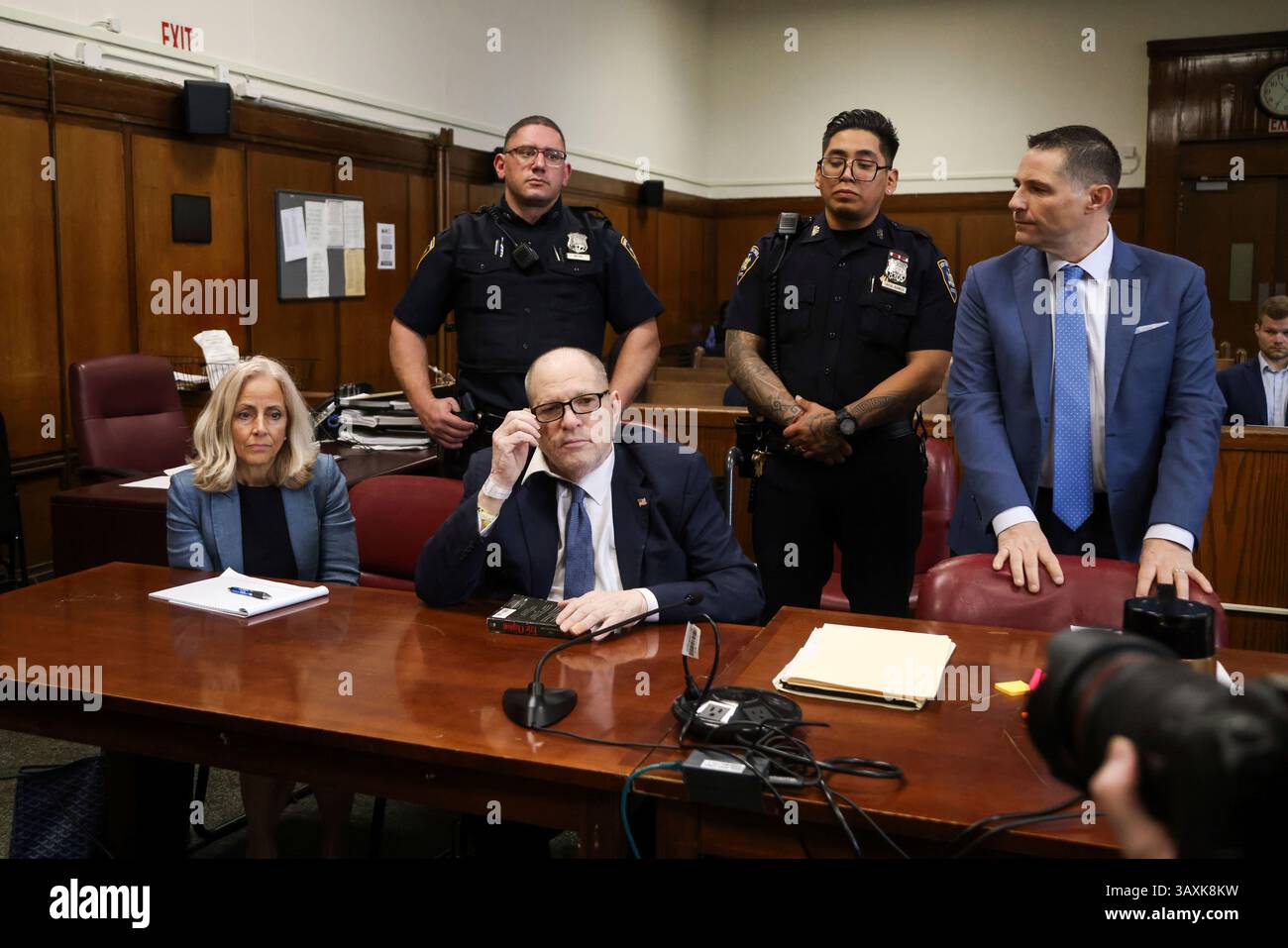 Harvey Weinstein appears in state court in Manhattan as jury selection ...