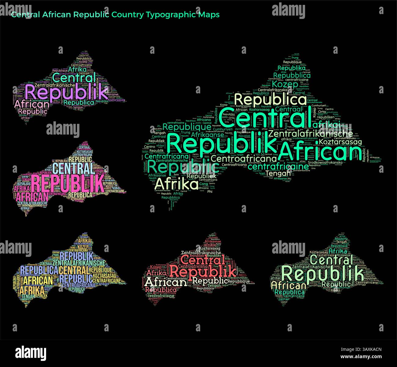 Set central african republic Stock Vector Images - Alamy