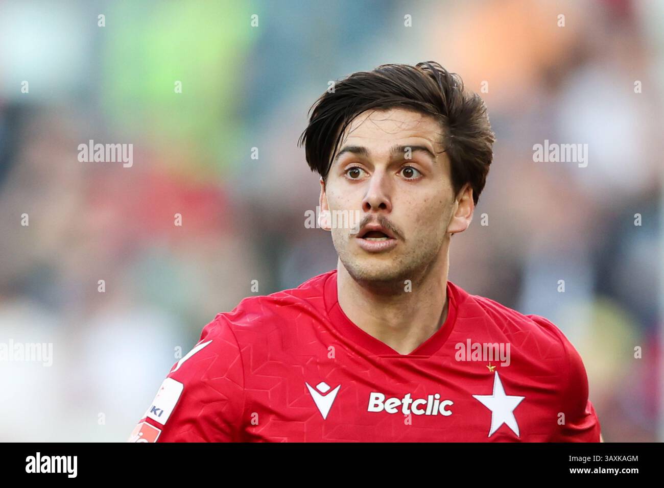 Frederico Duarte of Wisla Krakow seen during BETCLIC 1 POLISH LEAGUE ...