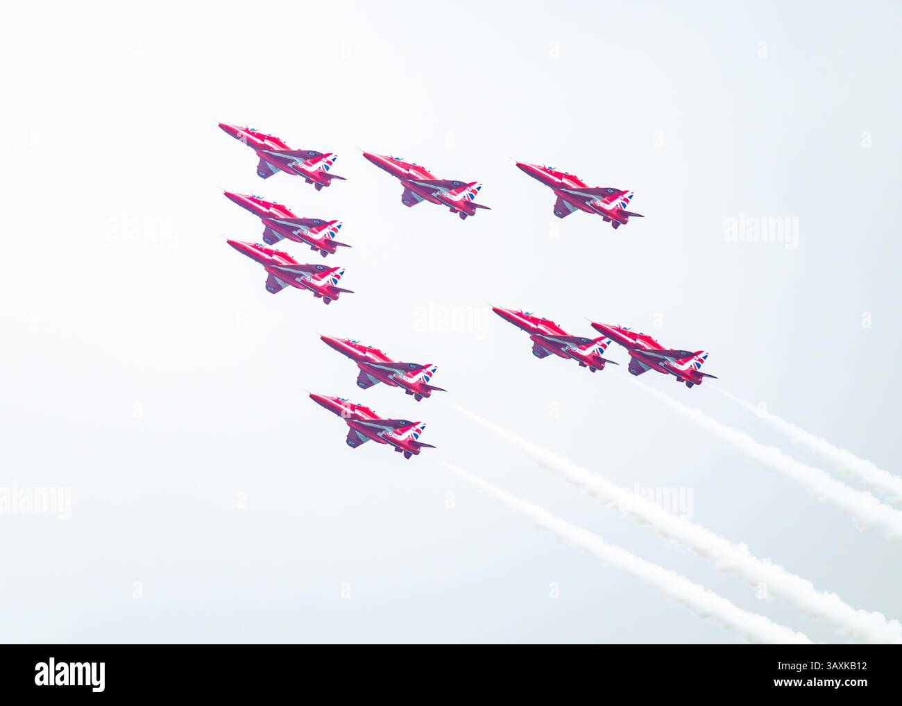 Red Arrows, British Grand Prix - Silverstone 2024 Stock Photo - Alamy