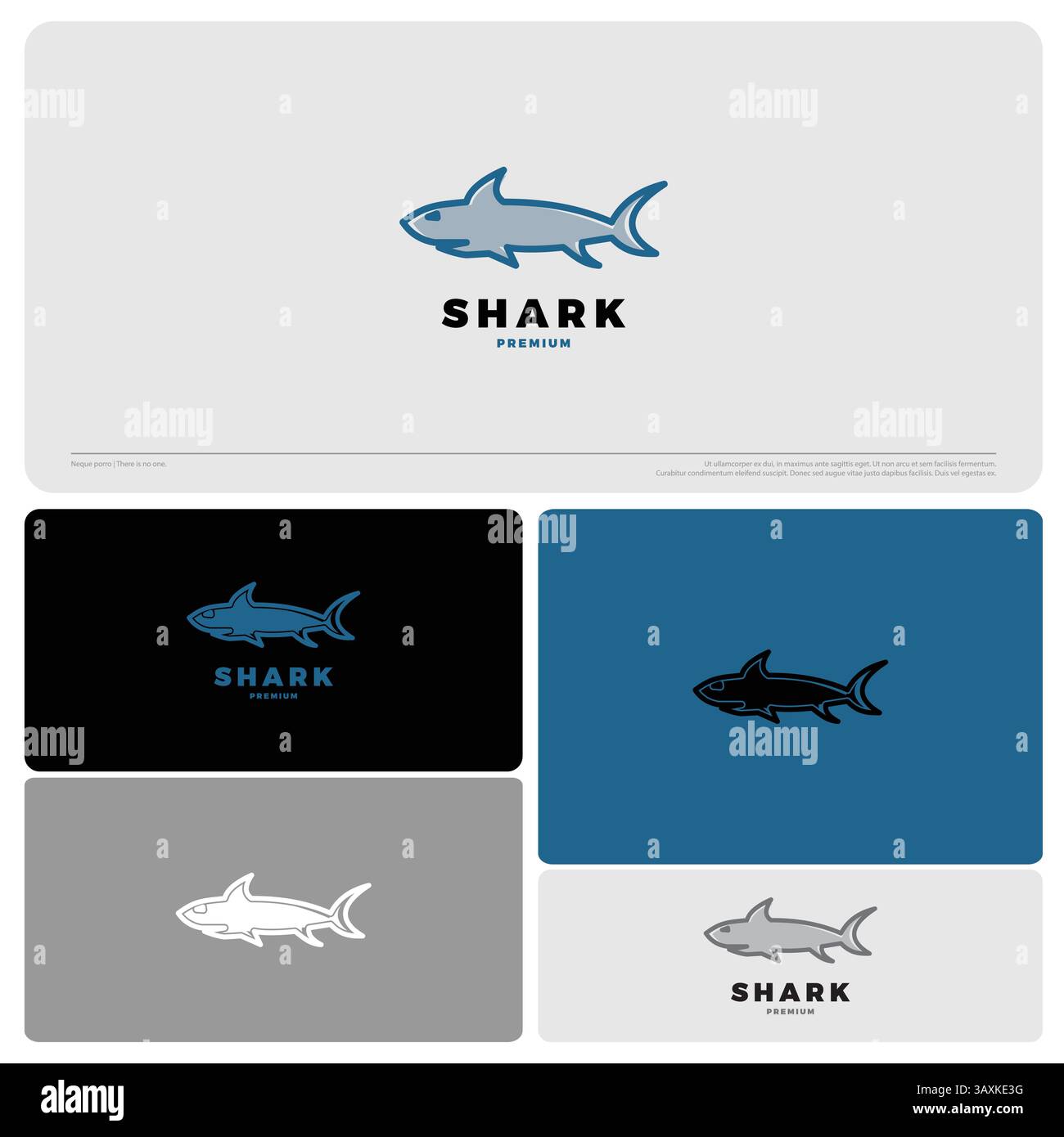 shark logo vector icon illustration Stock Vector Image & Art - Alamy
