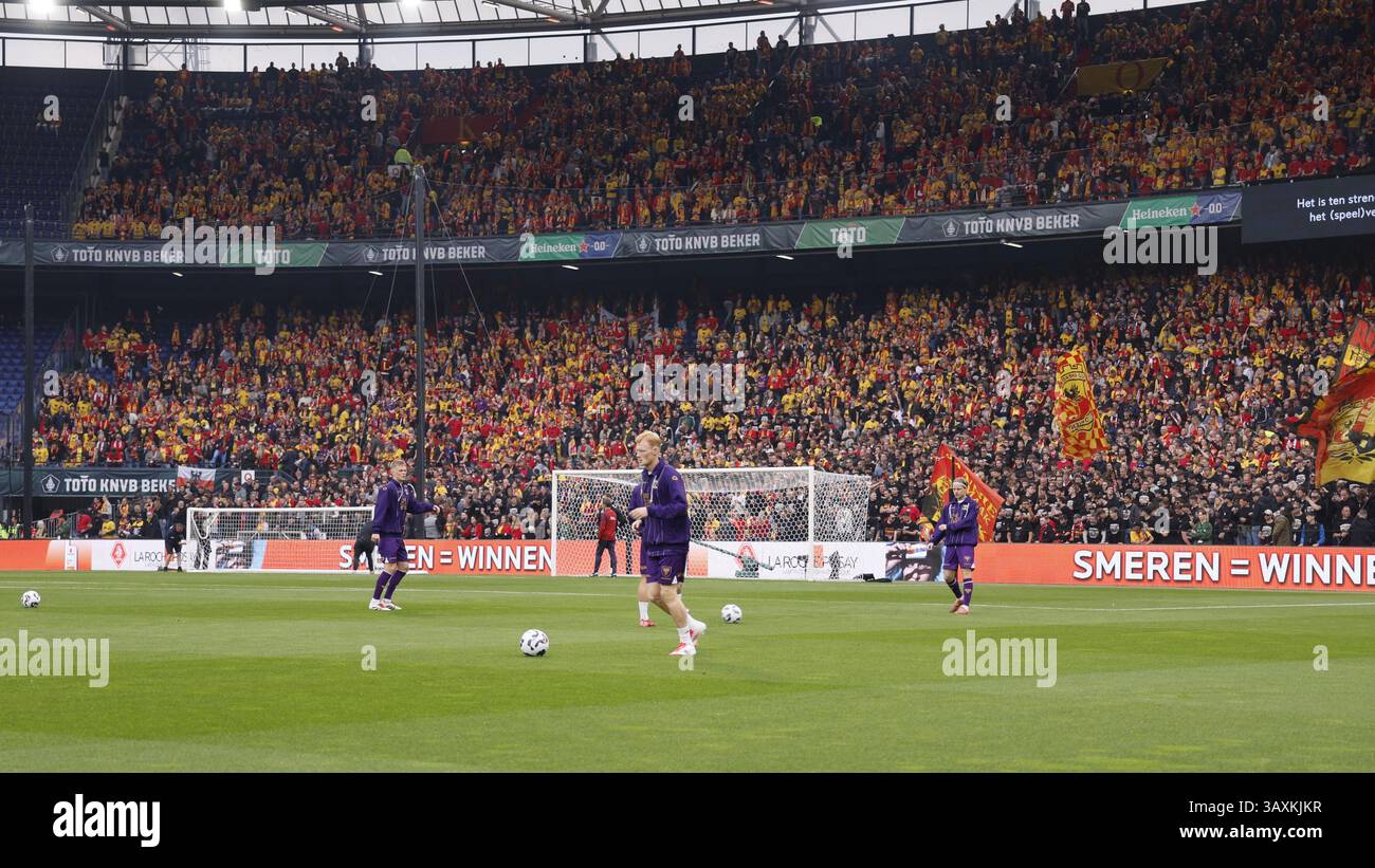 Rotterdam, Netherlands. 21st Apr, 2025. ROTTERDAM, 21-04-2025, Stadium ...