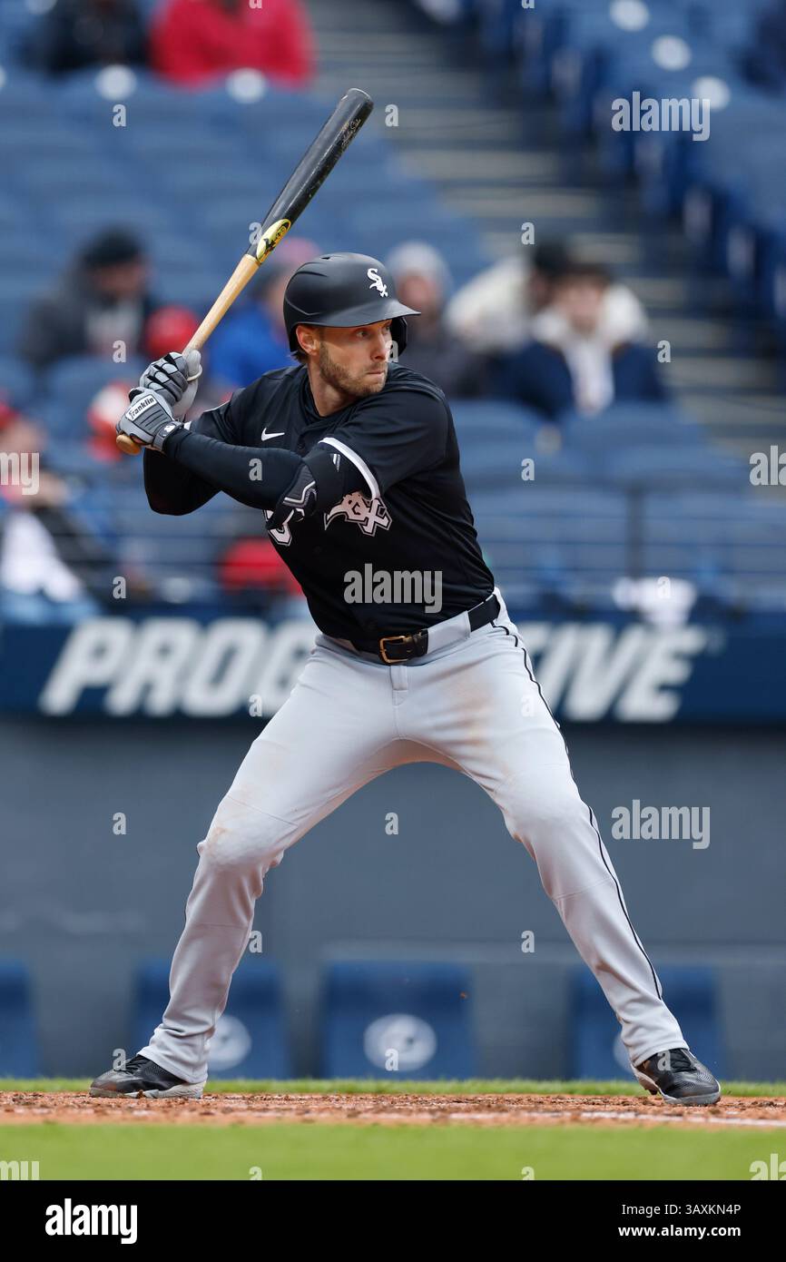CLEVELAND, OH - APRIL 10: Chicago White Sox outfielder Austin Slater ...