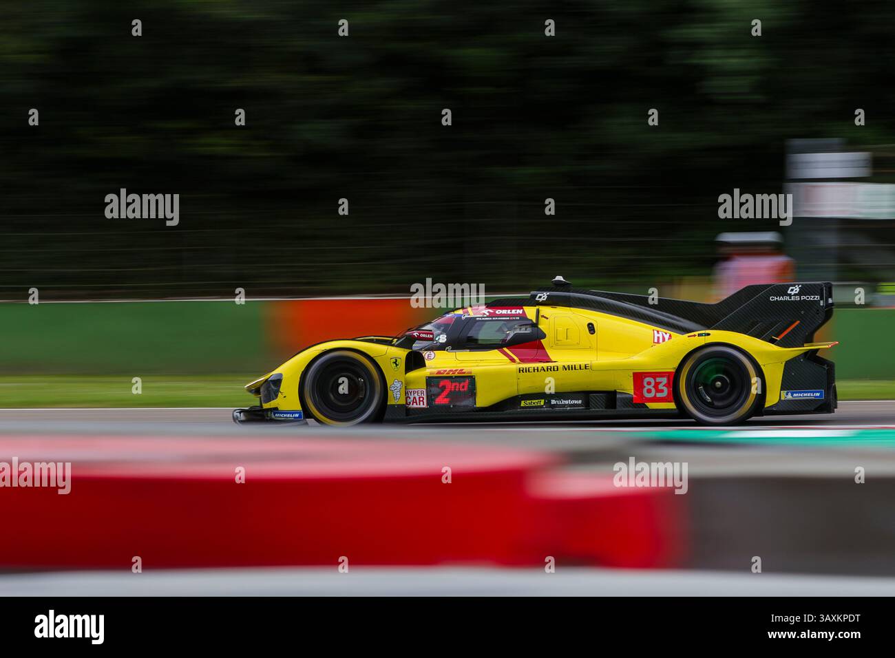 Imola, Italy, 20 April 2025,#83 AF Corse (ITA) Ferrari 499P (Hypercar) driven by Robert Kubica ...