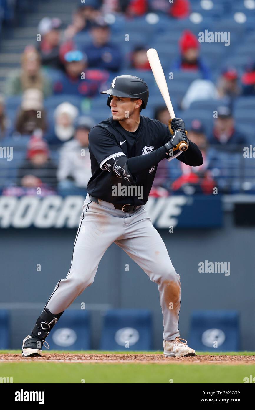 CLEVELAND, OH - APRIL 10: Chicago White Sox designated hitter Nick ...