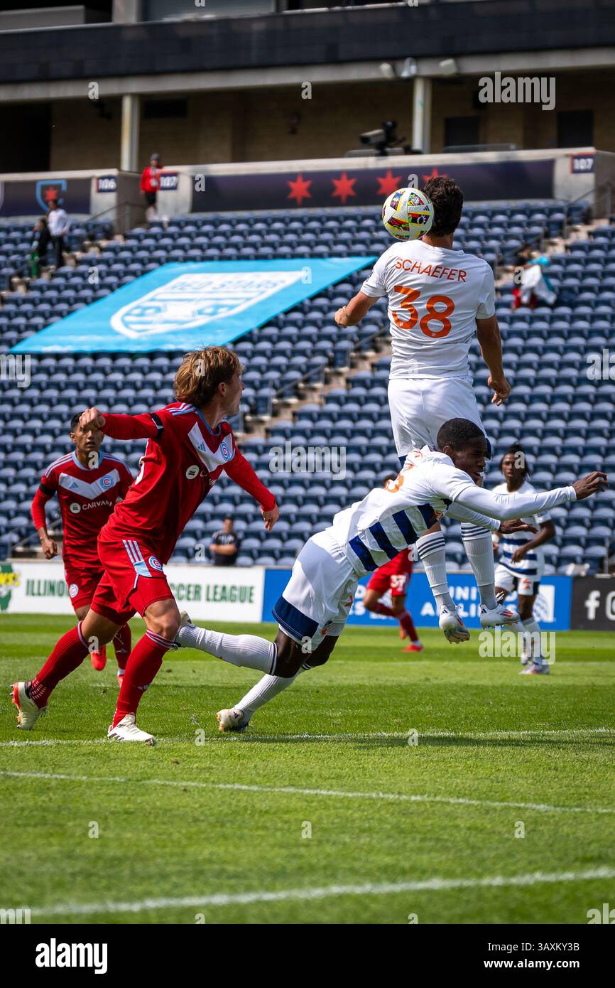 Brian Schaefer (38) seen in action during the MLS NextPro soccer match ...