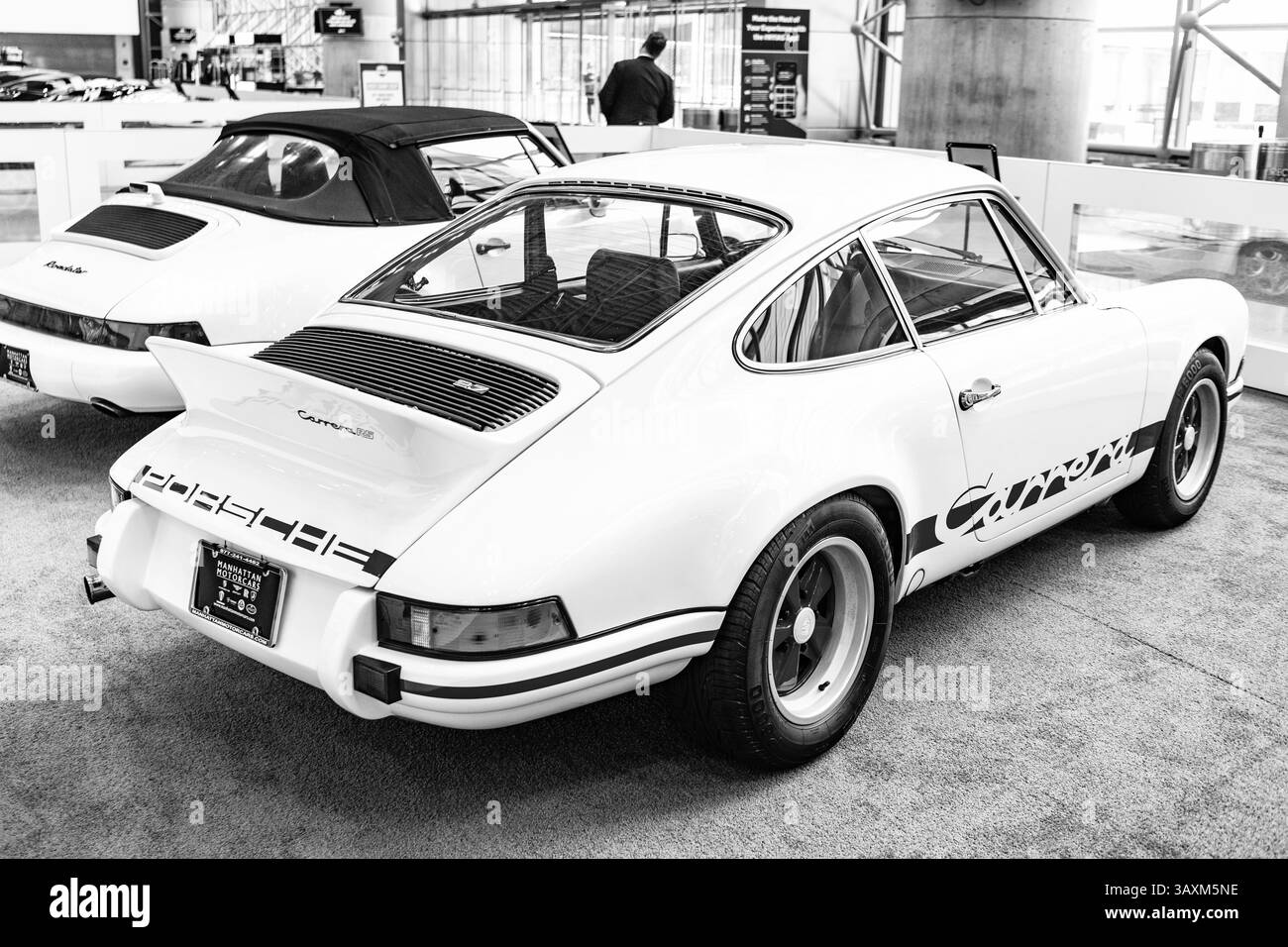 New York City, USA - March 27, 2024: Porsche 911 Carrera RS 2.7 retro ...