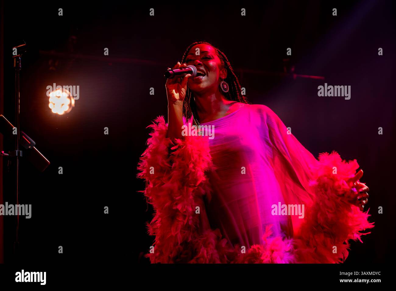 Cully, Vaud Canton, Switzerland – 09 April, 2025: Singer of the Band ...