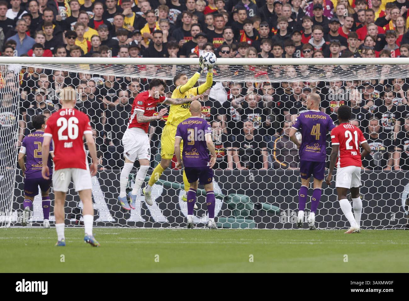 Rotterdam, Netherlands. 21st Apr, 2025. ROTTERDAM, 21-04-2025, Stadium ...