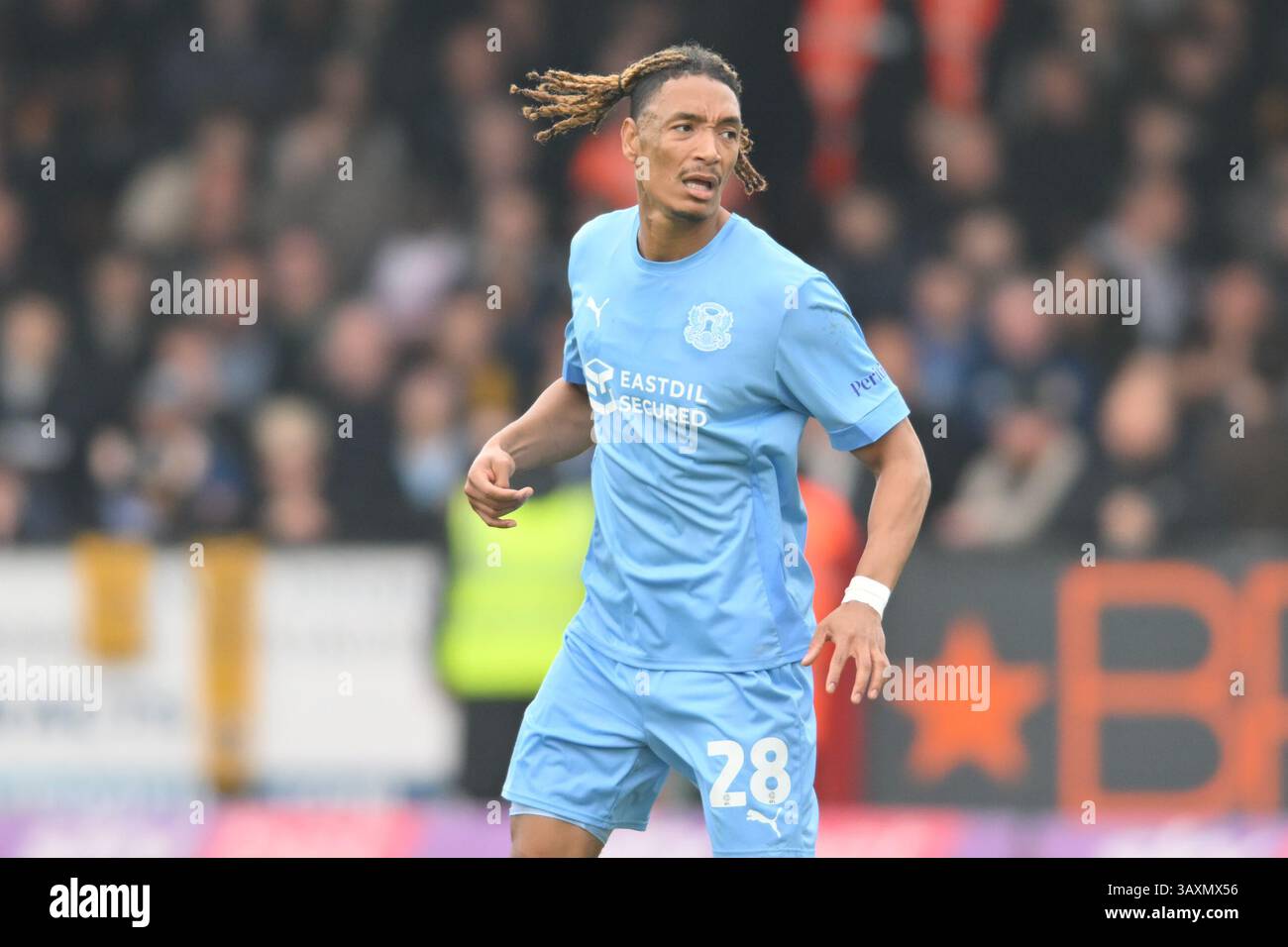 Cambridge on Monday 21st April 2025. Sean Clare (28 Leyton Orient ...
