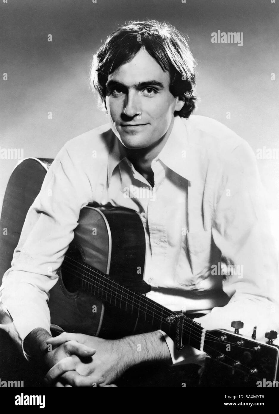 James Taylor. Portrait of the American singer/songwriter, James Vernon ...