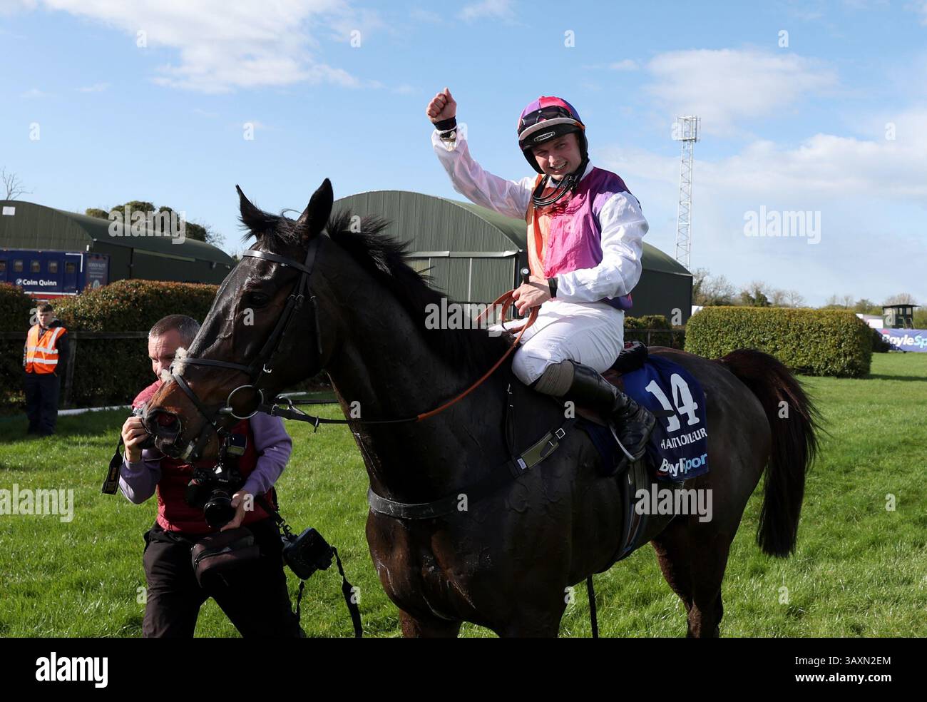 Jockey Sean Bowen after riding Haiti Couleurs to victory in the ...