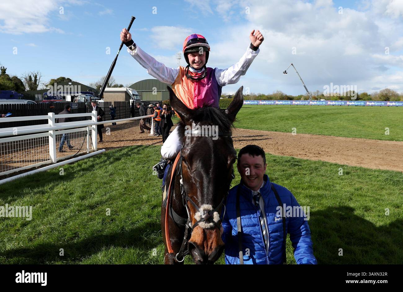 Jockey Sean Bowen after riding Haiti Couleurs to victory in the ...