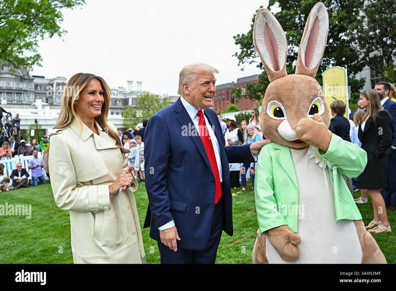 Washington, United States. 21st Apr, 2025. First Lady Melania Trump and ...